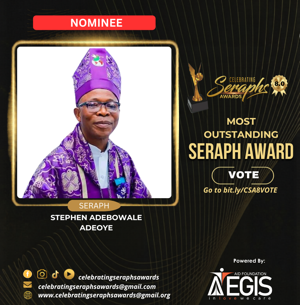 Most Outstanding Seraph Award - Celebrating Seraph Award